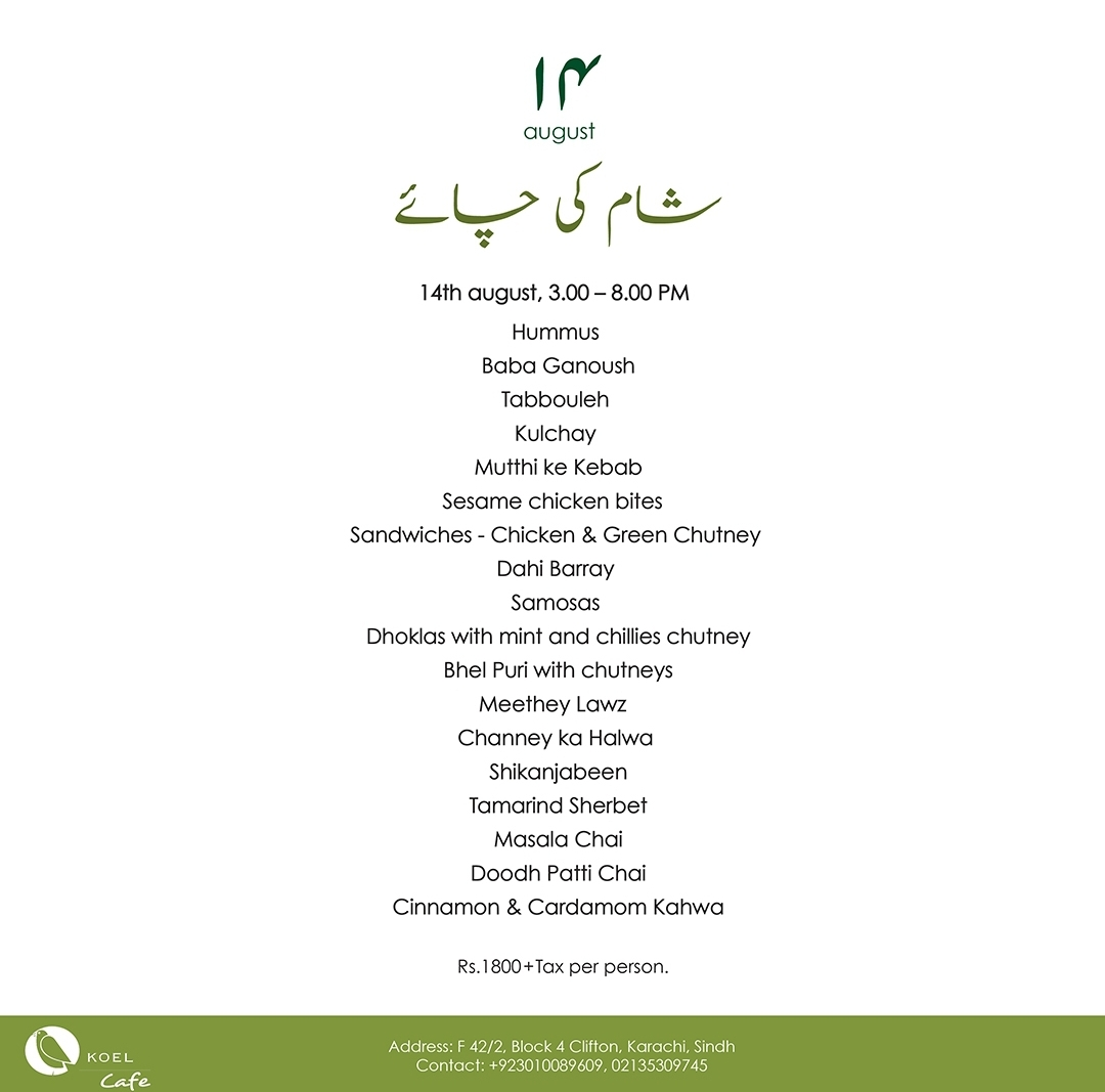 11 Best Hi Tea Places in Karachi - The Neutral