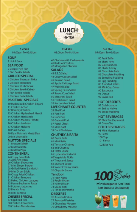 30+ Best Hi-Tea Restaurants and Dishes in Pakistan - The Neutral