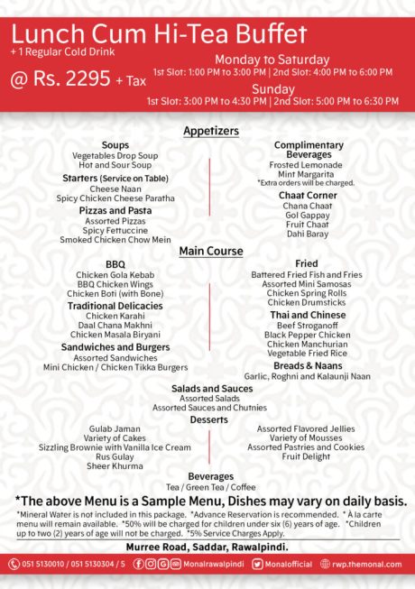 30+ Best Hi-Tea Restaurants and Dishes in Pakistan - The Neutral