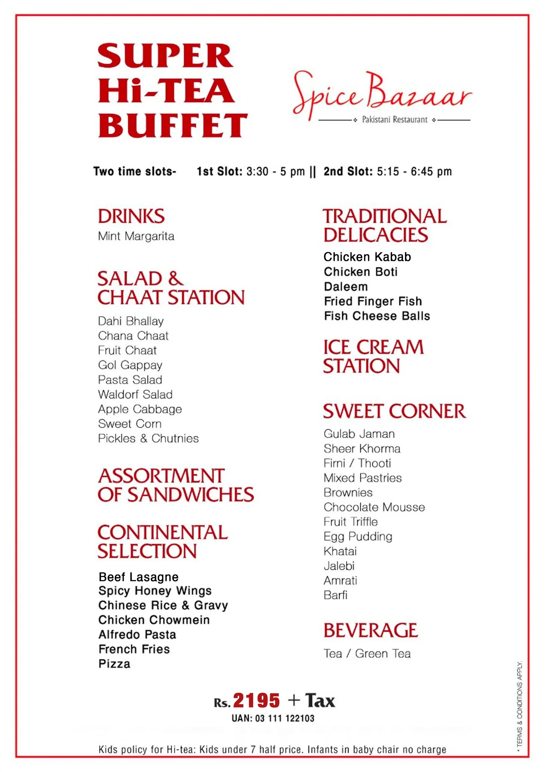 30+ Best Hi-Tea Restaurants and Dishes in Pakistan - The Neutral