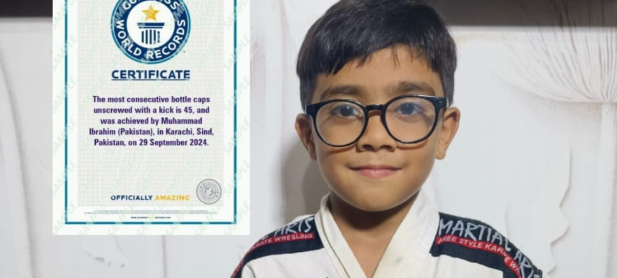 Six-Year-Old Mohammad Ibrahim Sets World Record in Martial Arts - The ...