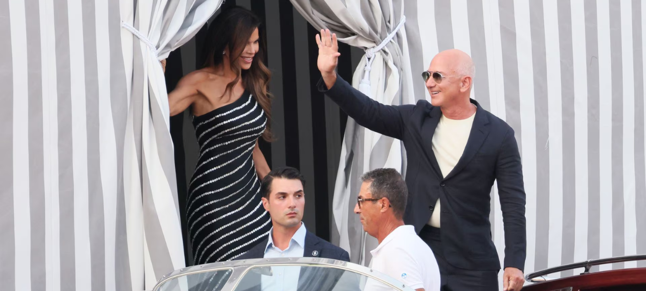 Bezos-Sanchez Wedding Festivities Begin in Venice Amid Local Backlash ...
