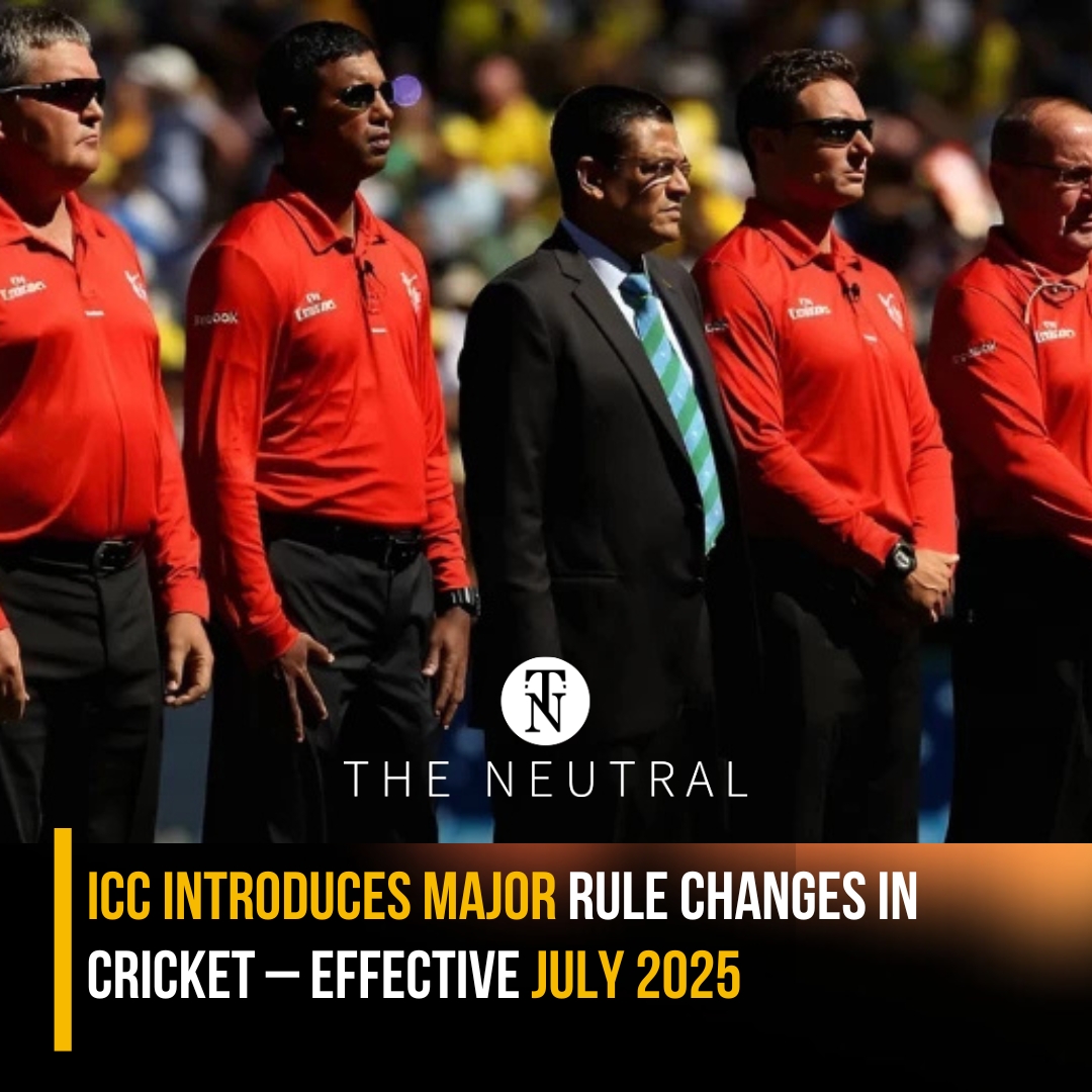 ICC Introduces Major Rule Changes in Cricket – Effective July 2025 ...