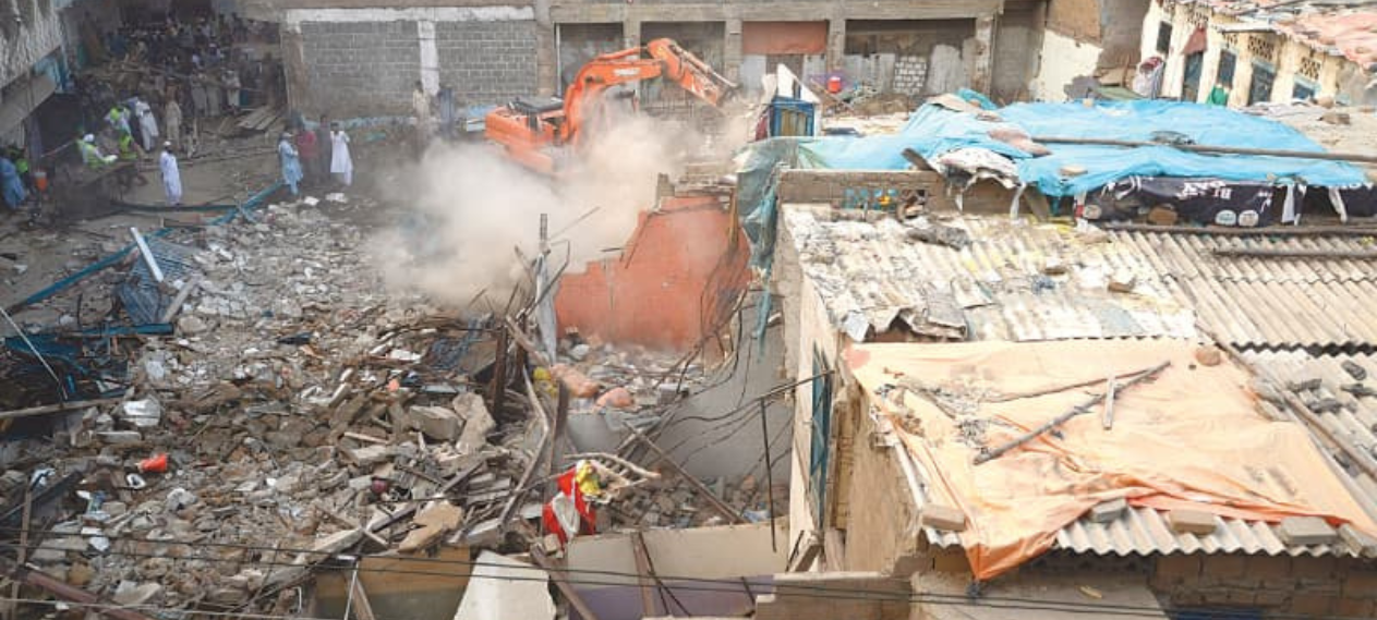 Another Owner Arrested in Lyari Building Collapse Case