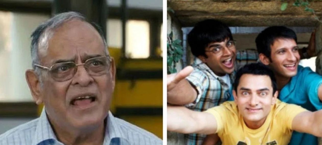 Veteran Actor Potdar of 3 Idiots Fame Dies at Age 90