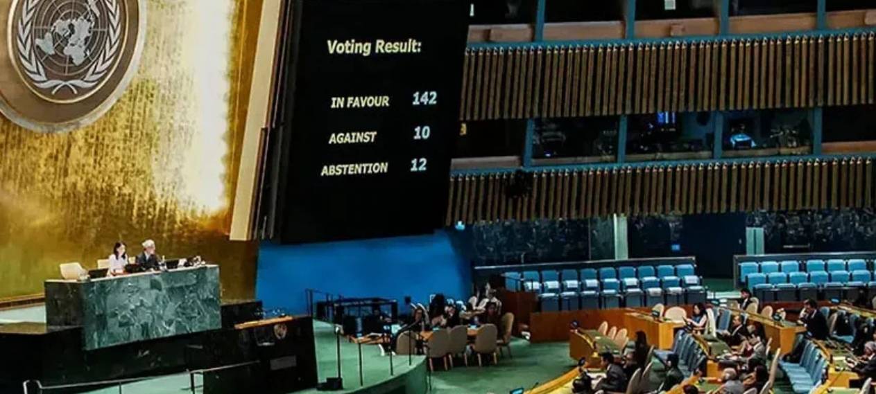 UNGA Backs Two-State Solution for Israel and Palestine