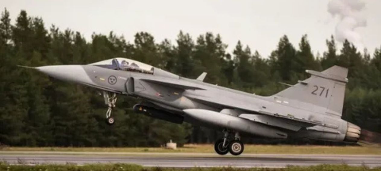 Sweden Sends Gripen Fighter Jet To Ukraine