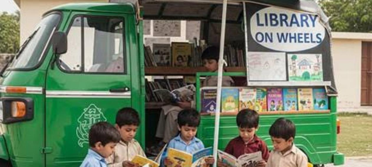Punjab Launches Libraries on Wheels Project in Schools