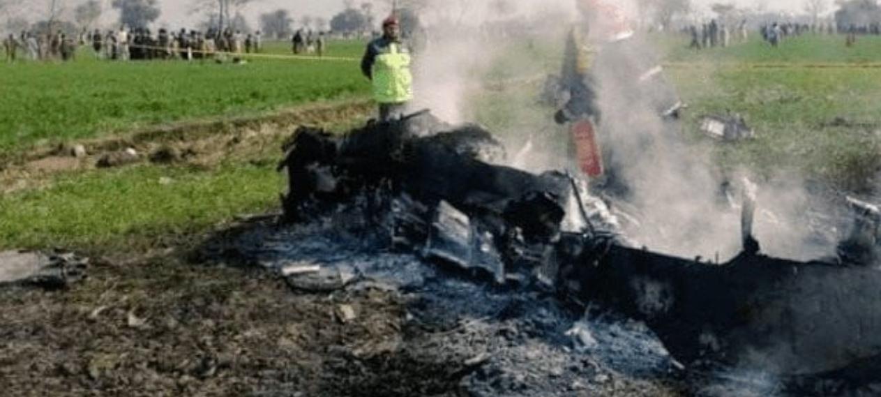 Two Pilots Martyred as PAF Trainer Aircraft Crashes